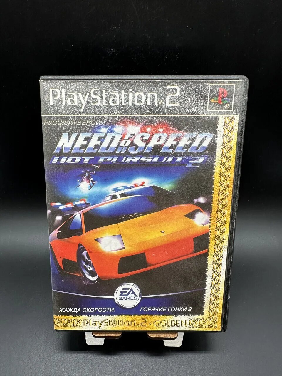 Диск с игрой Need for speed Hot Pursuit 2 на PlayStation 2 прошитую