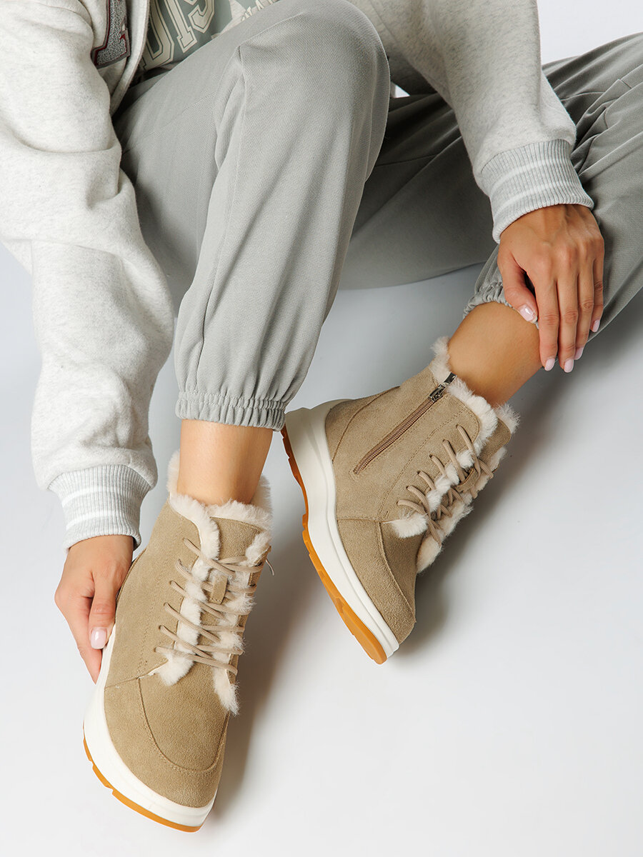 Ботинки натуральный велюр 2025