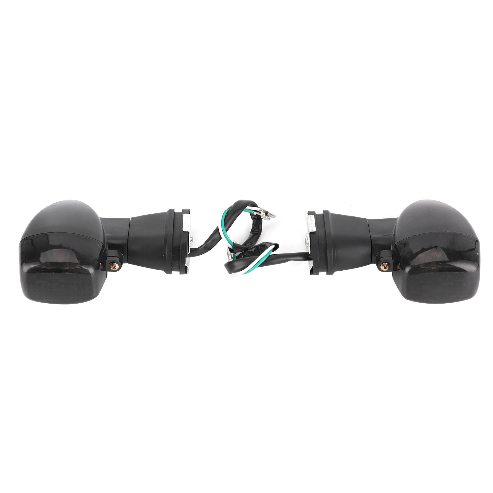 2 шт. указателя поворота для мотоцикла, желтый фонарь с черной линзой, подходит для Kawasaki ZX600 Ninja ZX-6R, запасные части