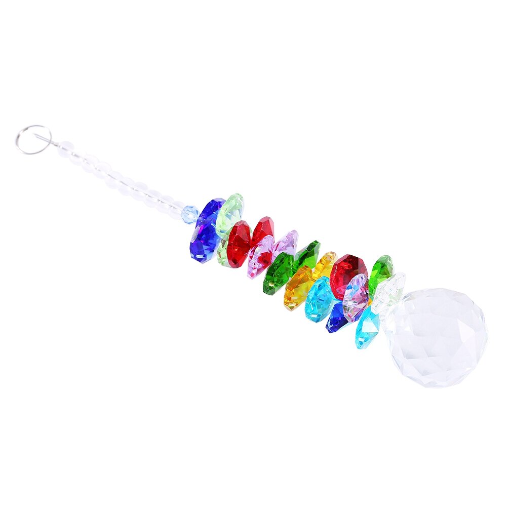 Rainbow Maker Crystal Suncatcher Подвесная люстра Шар Призма Маятник Подвесной Декор