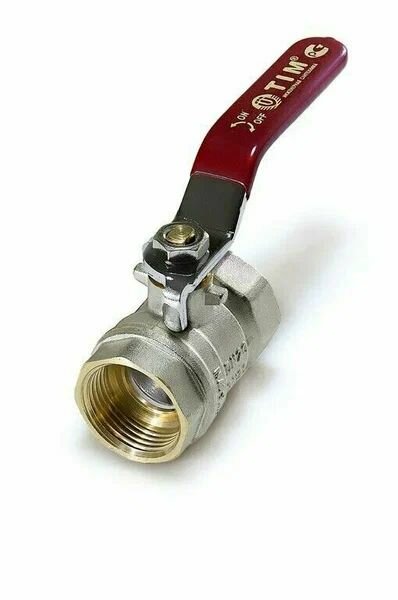 Кран шаровый TIM 3/4" STANDARD внутренняя/внутренняя; ручка