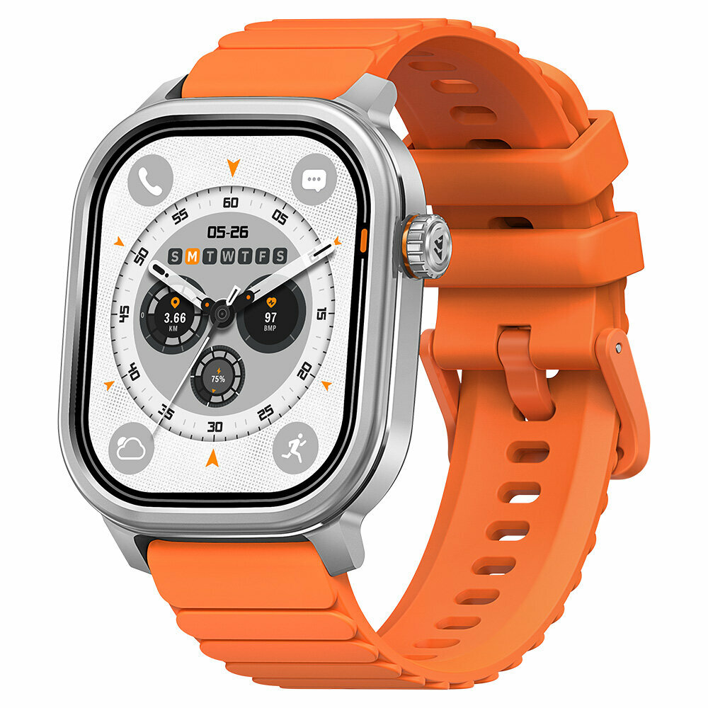 Смарт-часы Kospet PULSE водонепроницаемость IP68, большой экран, пульсометр, фитнес-трекер