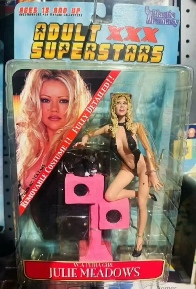 Vivid girls, Plastic Fantasy, Adult Superstars Series, Julie Meadows (Black Outfit), Очень коллекционный