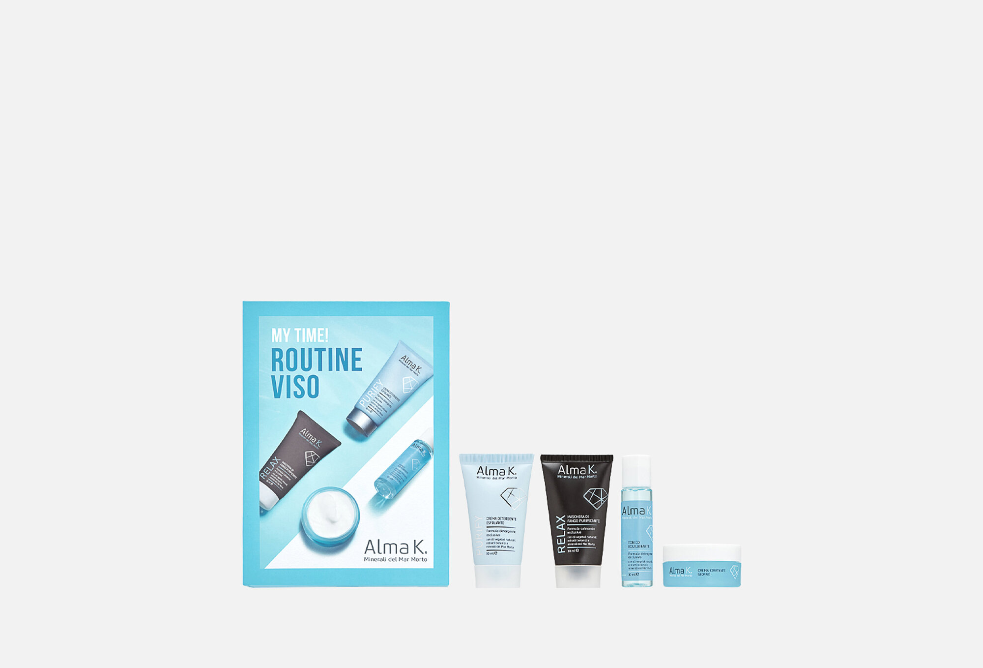 Набор для ухода за кожей лица ALMA K. My time! Routine viso