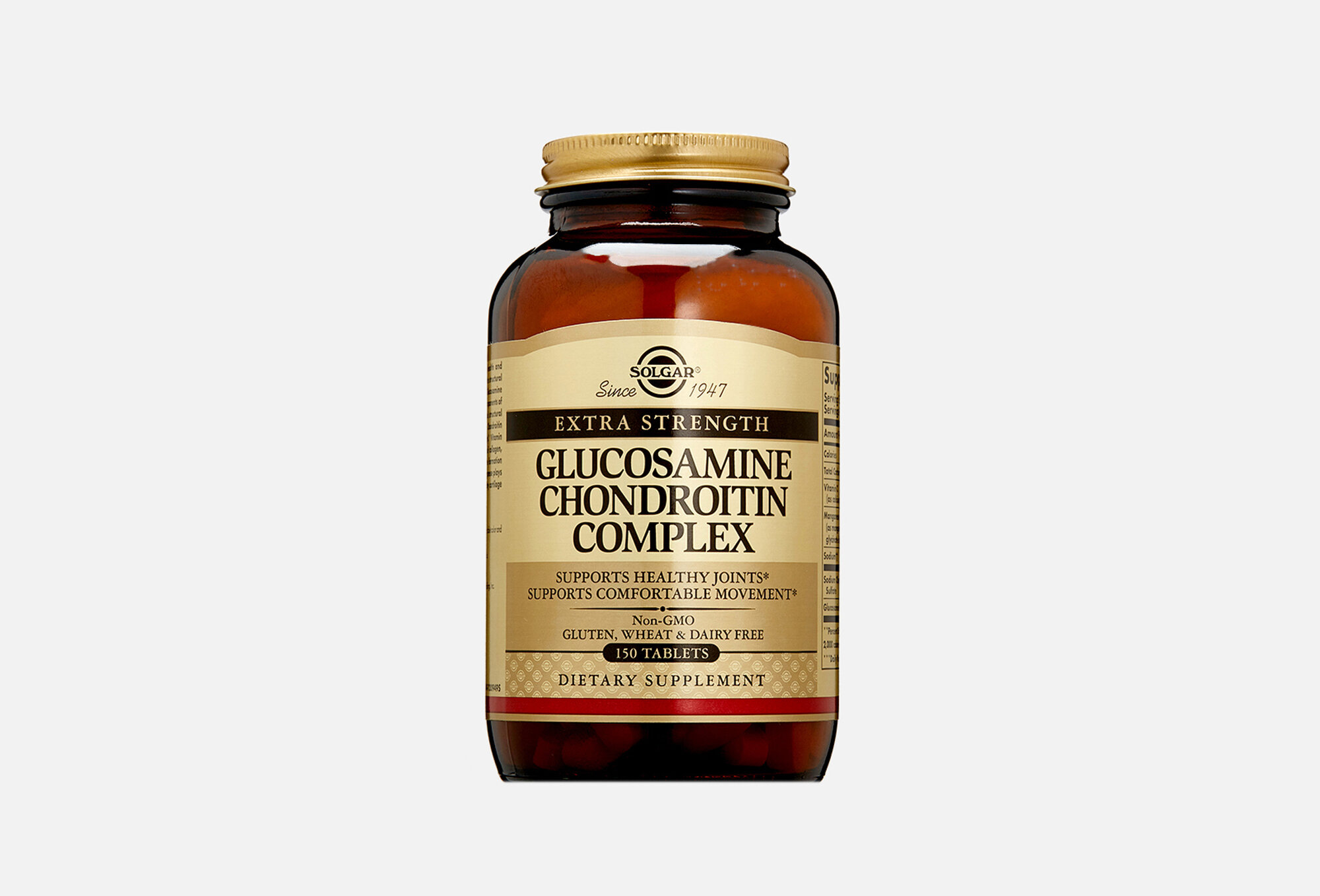 БАД для поддержки опорно-двигательного аппарата SOLGAR Glucosamine Chondroitin Extra Strength в таблетках