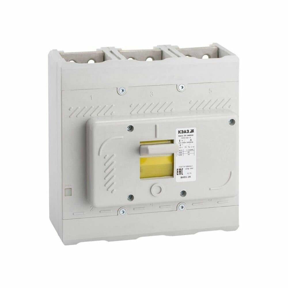 Выключатель автоматический 3п 400А 4000Im 40кА ВА51-39-340010 УХЛ3 690В AC КЭАЗ 220772