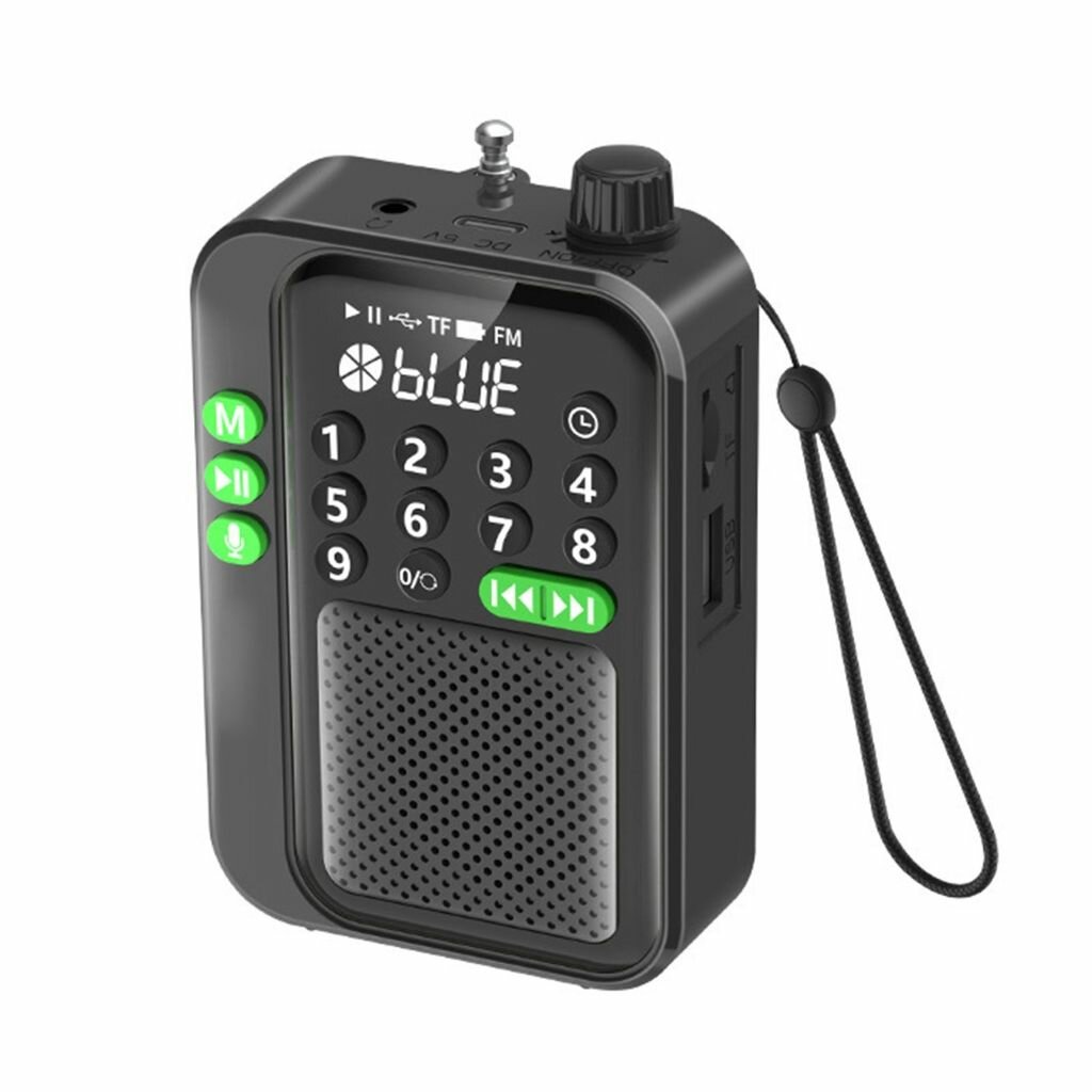 Мини карманное FM радио с Bluetooth и LED дисплеем