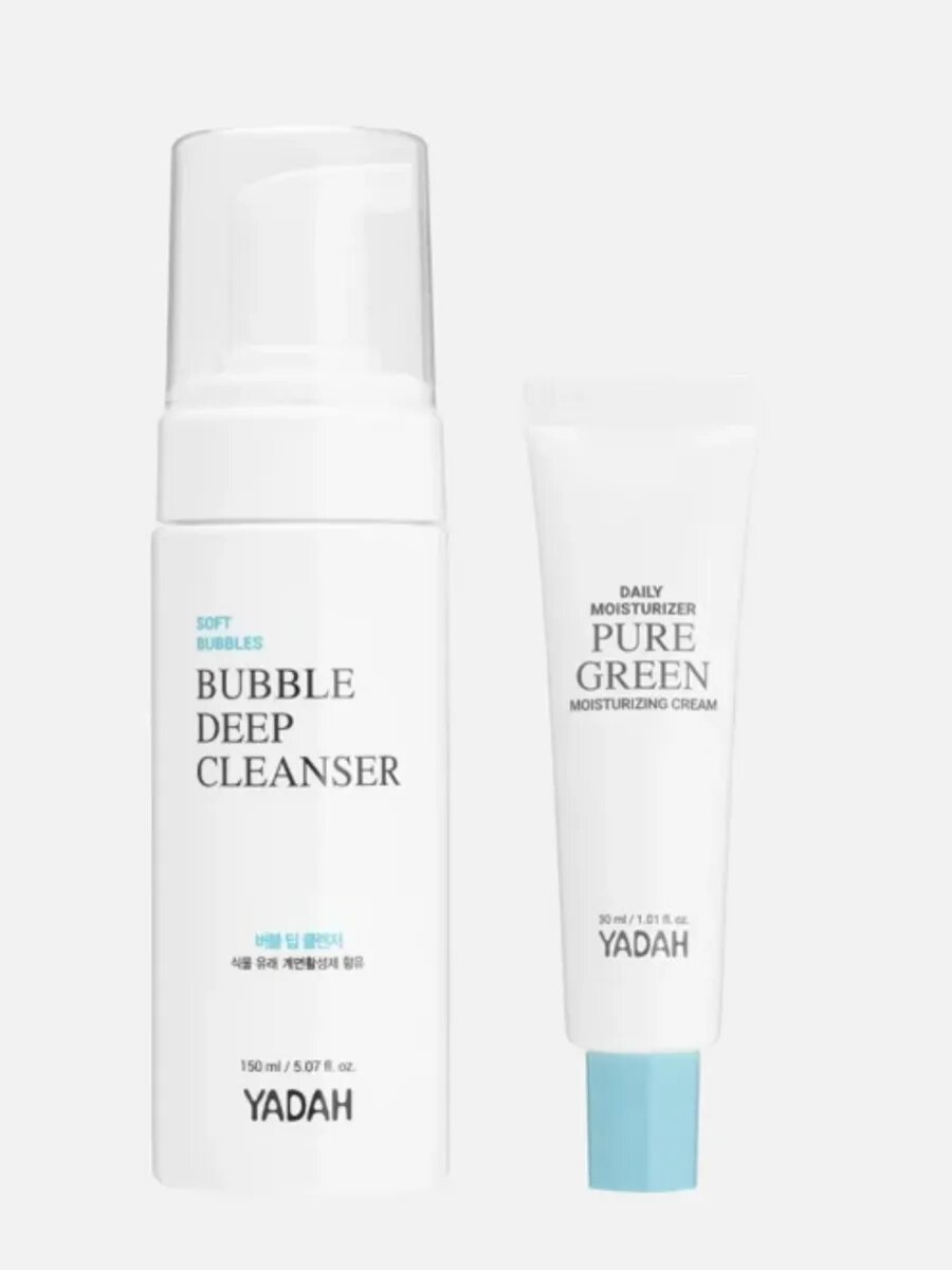 Подарочный набор для ухода за кожей лица YADAH daily care basic set, Адвент