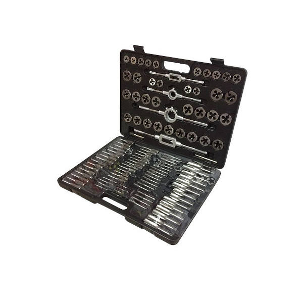 ROCK FORCE RF-B110-1 набор метчиков и плашек 110 пр: м2 - м18 с держателями