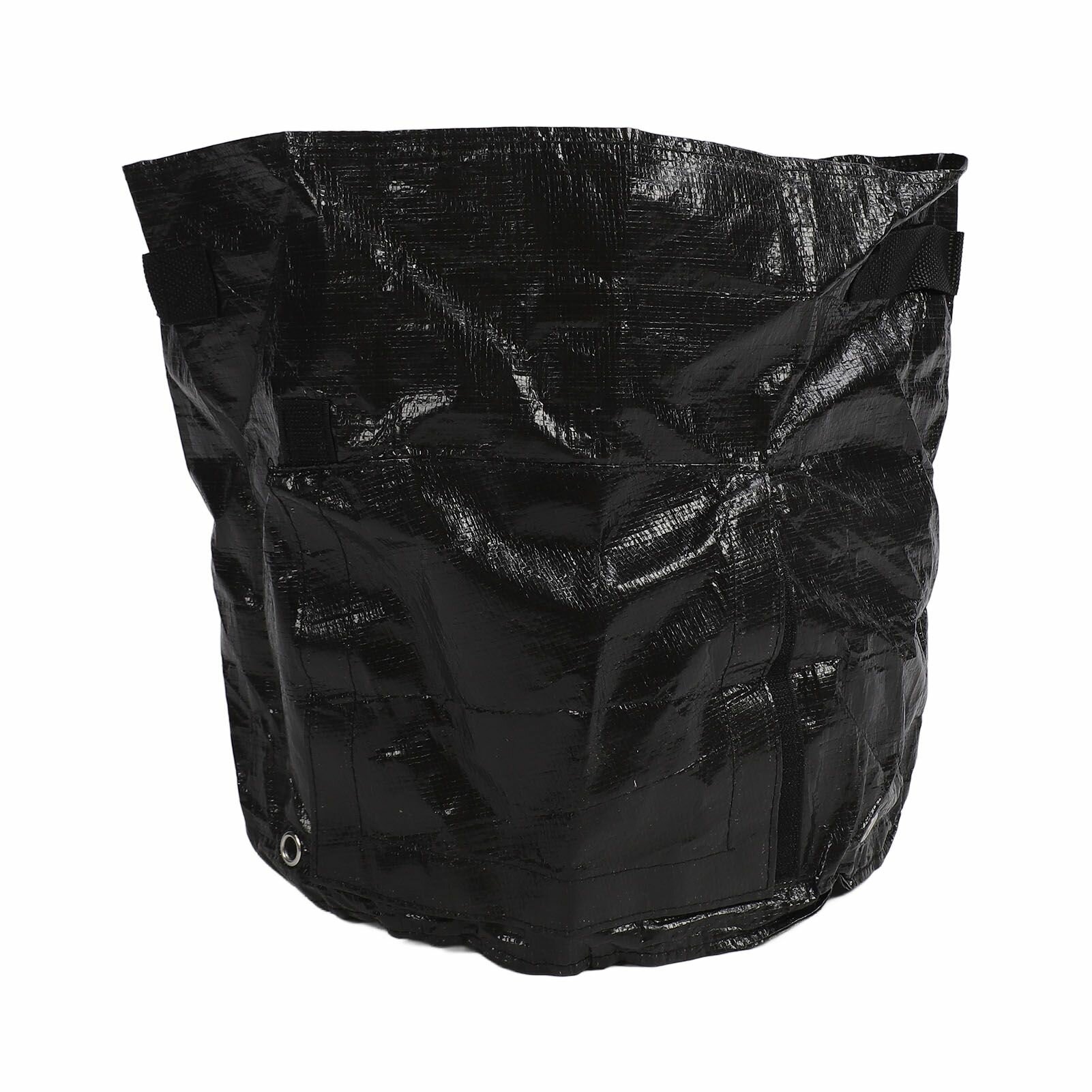 Мешок для выращивания картофеля, утолщенный пластиковый контейнер для овощей с откидным окошком, дренажным отверстием, переносной ручкой, садовые принадлежности, 7 галлонов, 34 X 35 см