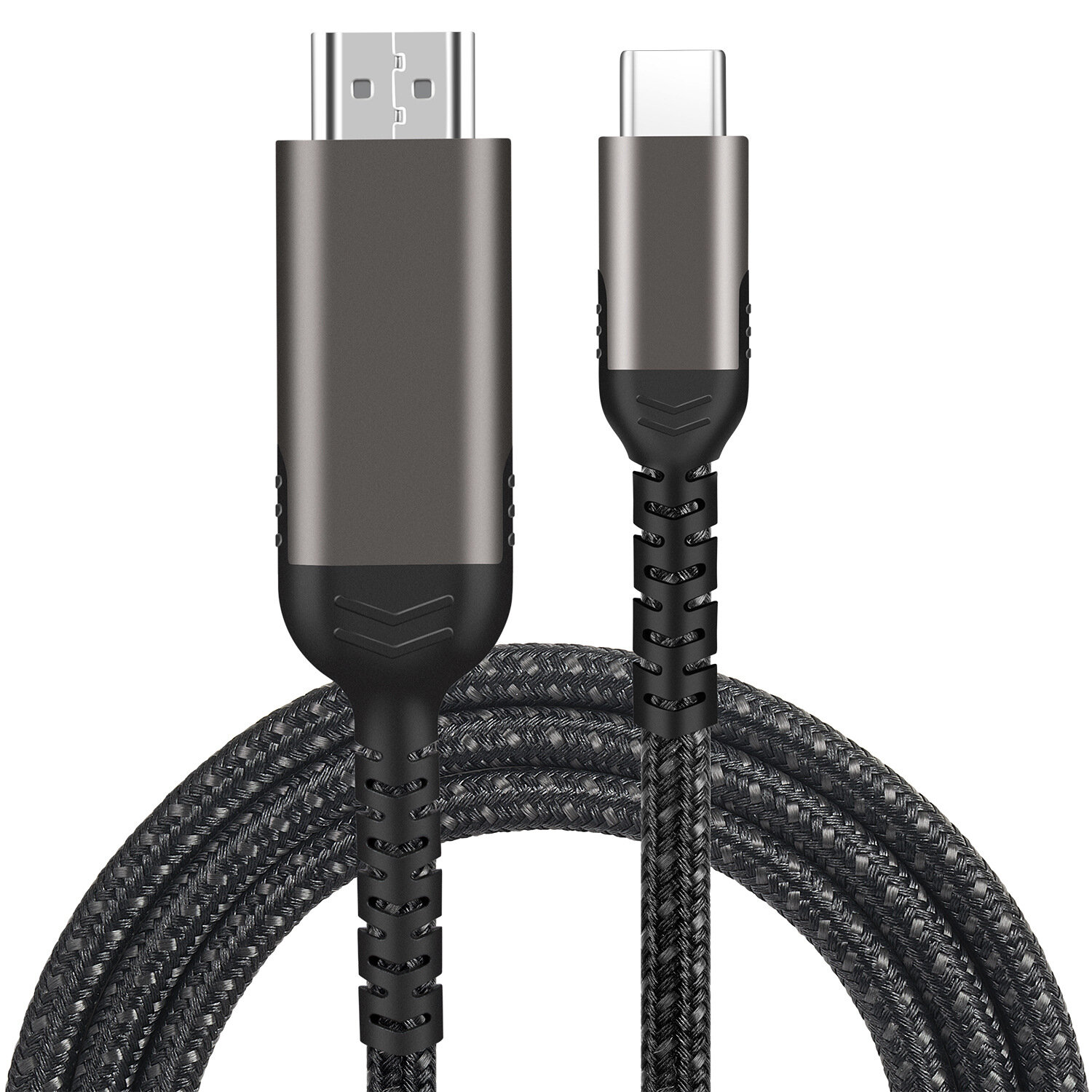 Кабель Type-C на HDMI для проекции экрана с компьютера, телевизора и мобильного телефона, USB-C на HDTV видеокабель 4K60Hz