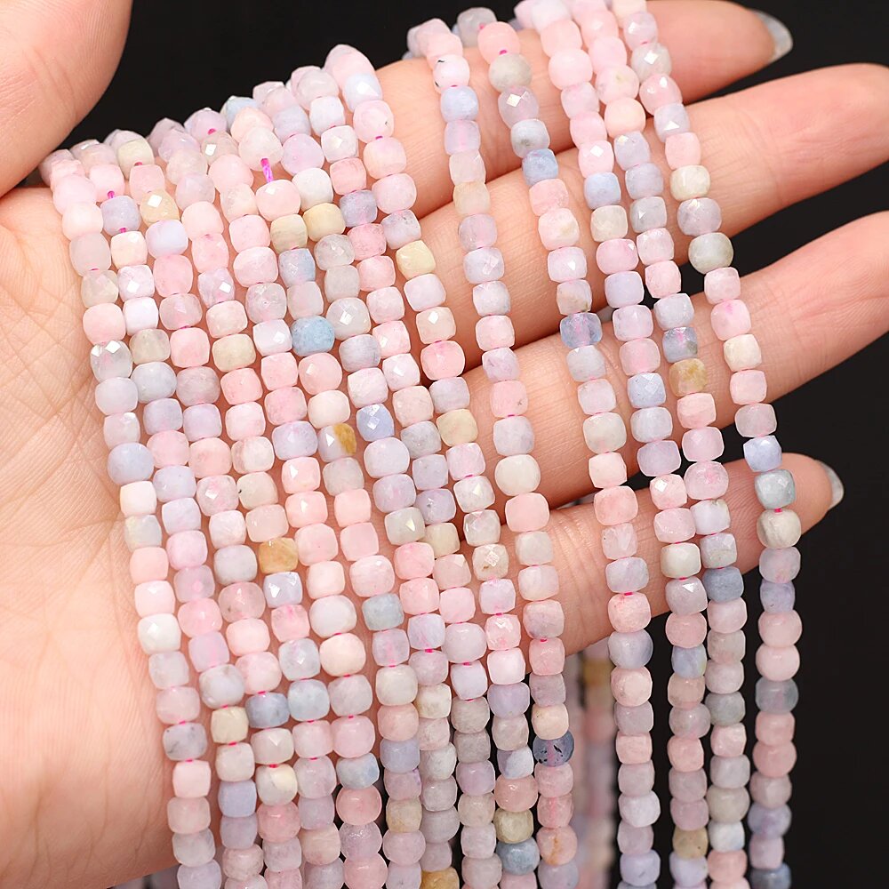 Рубиновый Турмалин бусины 4x4 мм Morgan