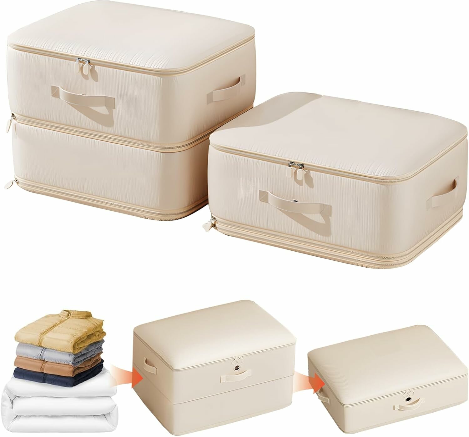 Компрессионные сумки для хранения R786, двухслойная, пластик