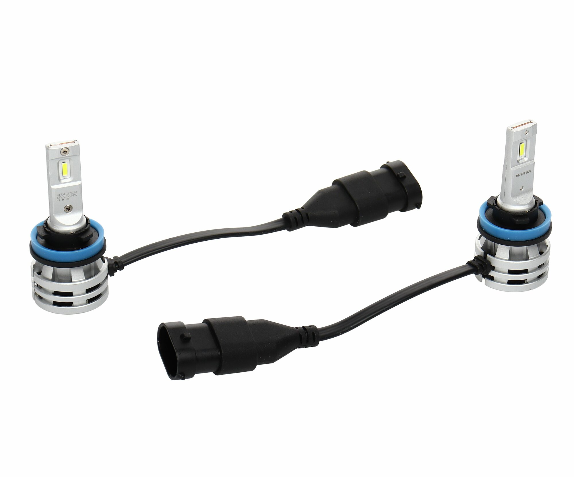 Автолампа светодиодная H8/H11/H16 24W 6500K 12/24V, 2 шт