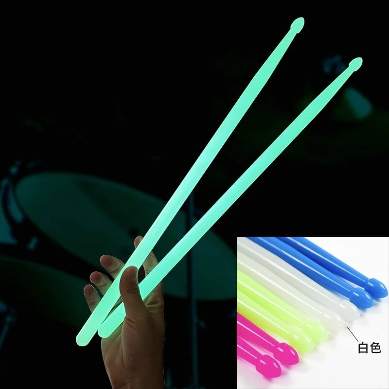 Люминесцентная барабанная палочка белая