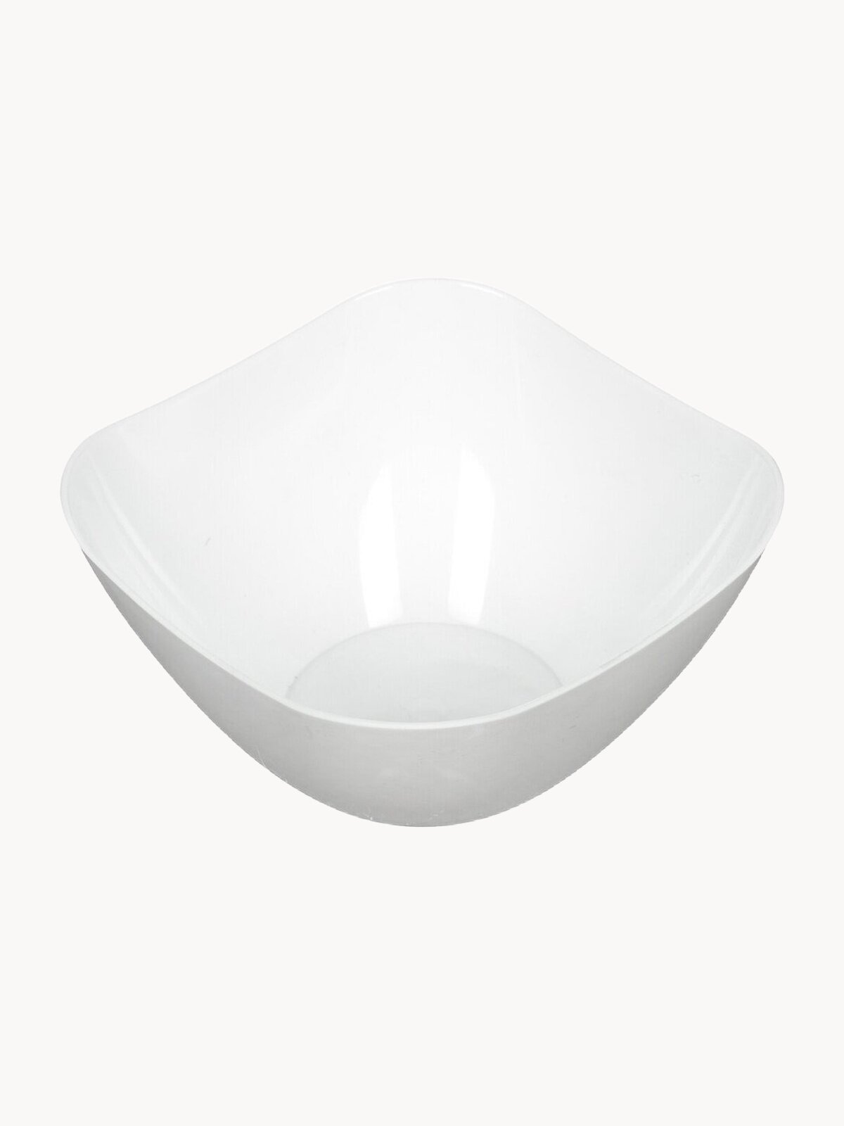 Салатник BEROSSI «Рондо», пластик, 2 л, 20 см, глянцевый белый