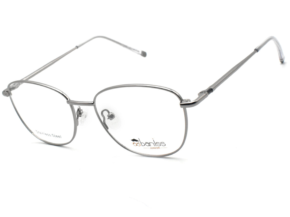 Оправа для очков BANISS BY1021 C02 пол Детские форма оправы Кошачий глаз цвет оправы Серебряный