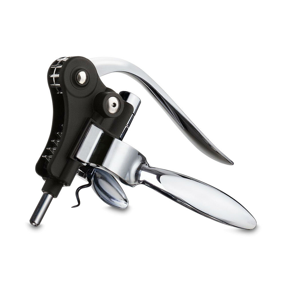 Штопор горизонтальный, размер: 19 х 15,4 см, материал: нержавеющая сталь, пластик, цвет: черный 66514606