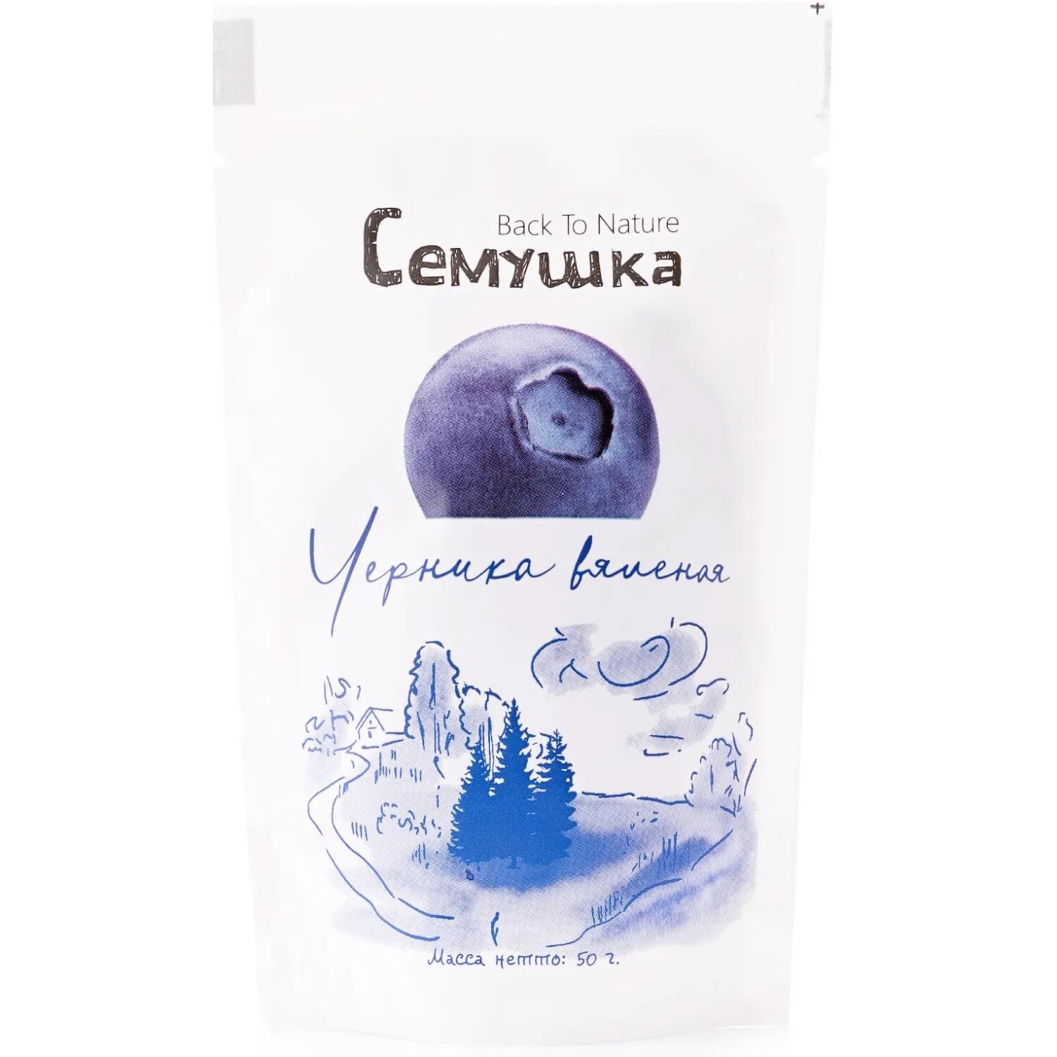 Черника Семушка вяленая, 50г