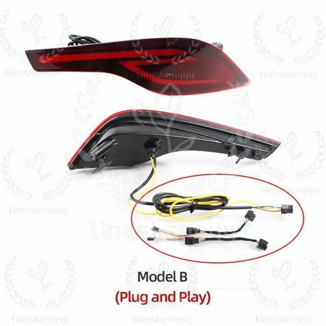 2шт для Honda CRV CR-V 2017 2018 2019 задний бампер светодиодный отражатель стоп-сигнал поворотник