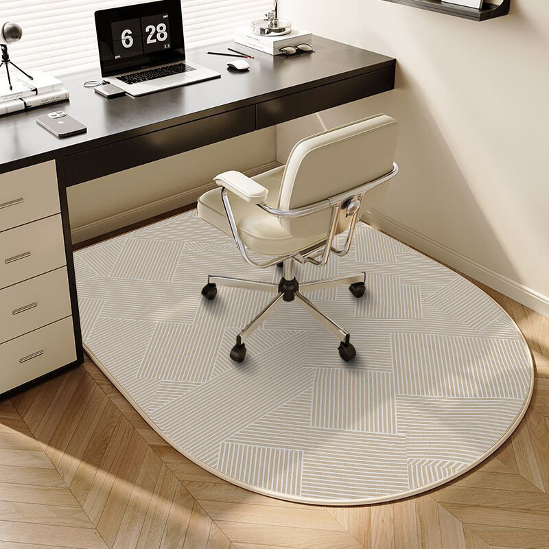 Коврик под компьютерное кресло TPR защита пола от царапин велюровый геометрический для стула 60*90cm