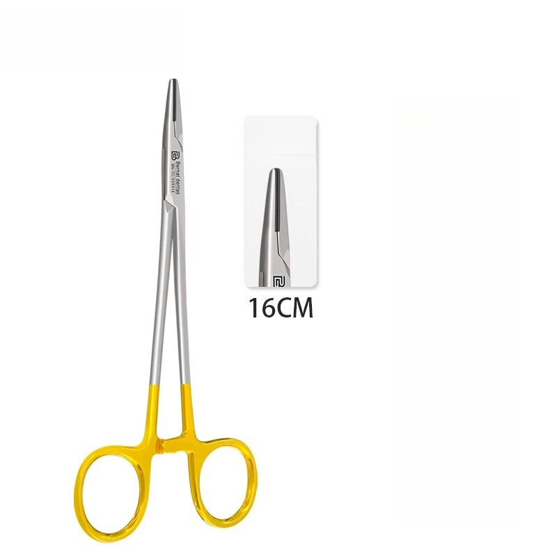 Стоматологические иглодержатели Xebaly 14/16 см из нержавеющей стали 16cm with TC inlay