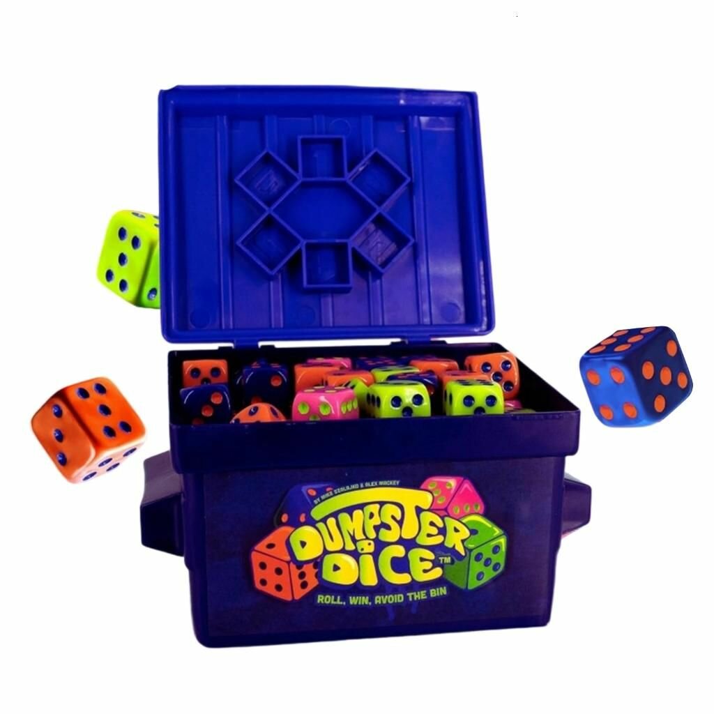 Быстрая игра с кубиками для семьи, настольная игра в стиле Dumpster с наклейками, долговечная, - 60 кубиков