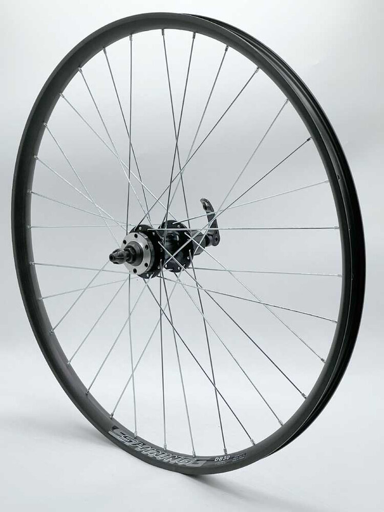 Колесо задн.26"SHINING DB-30 24/32H/Эксц/Трещ7ск/диск/FV