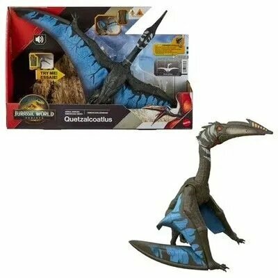 Рычащий Динозавр Кетцалькоатль Mattel Jurassic World Rebirth Quetzalcoatlus JCG27