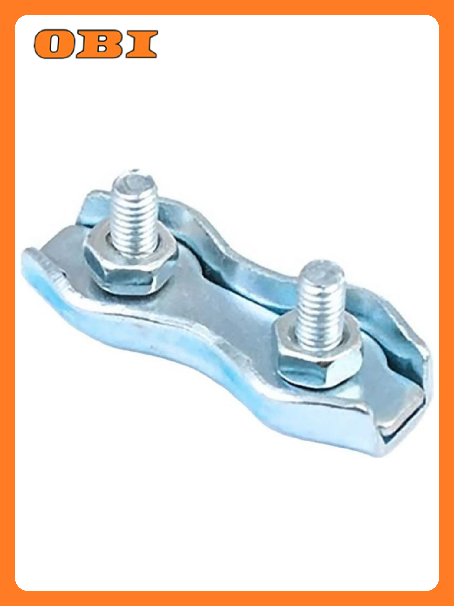 Зажим троса с болтом и гайкой Duplex сталь 3 мм 30 г 2 шт