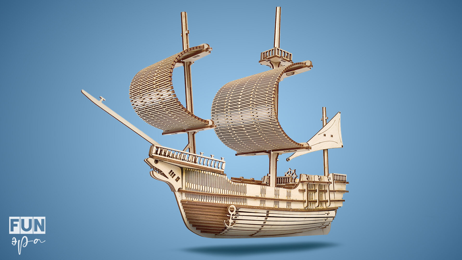 Корабль - Парусник - Сборная модель корабля