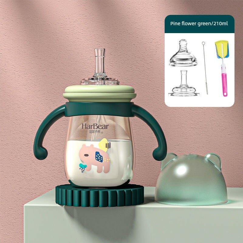 Детская бутылочка-поильник Honey Bear из PPSU для молока и воды, большая, для обучения питью, с носиком, для детей