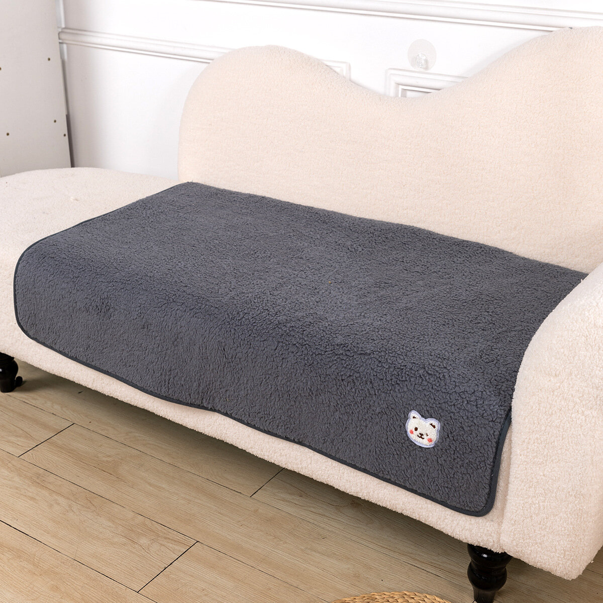 Фабрика прямых продаж осенью и зимой теплый овечий кашемир собачий коврик противоскользящий удобный собачий коврик