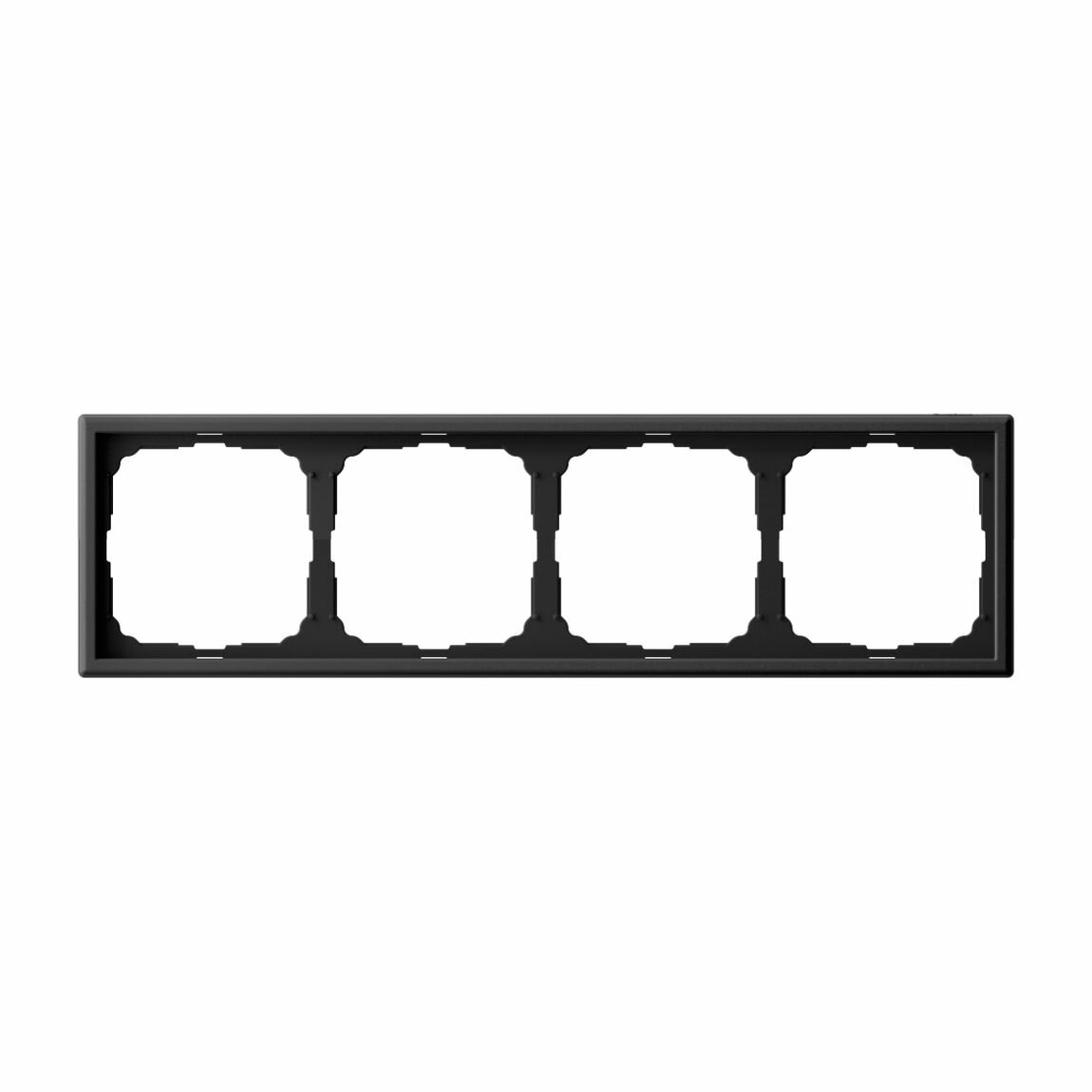 Рамка Systeme Electric ArtGallery 4 поста карбон IP20 GAL001004