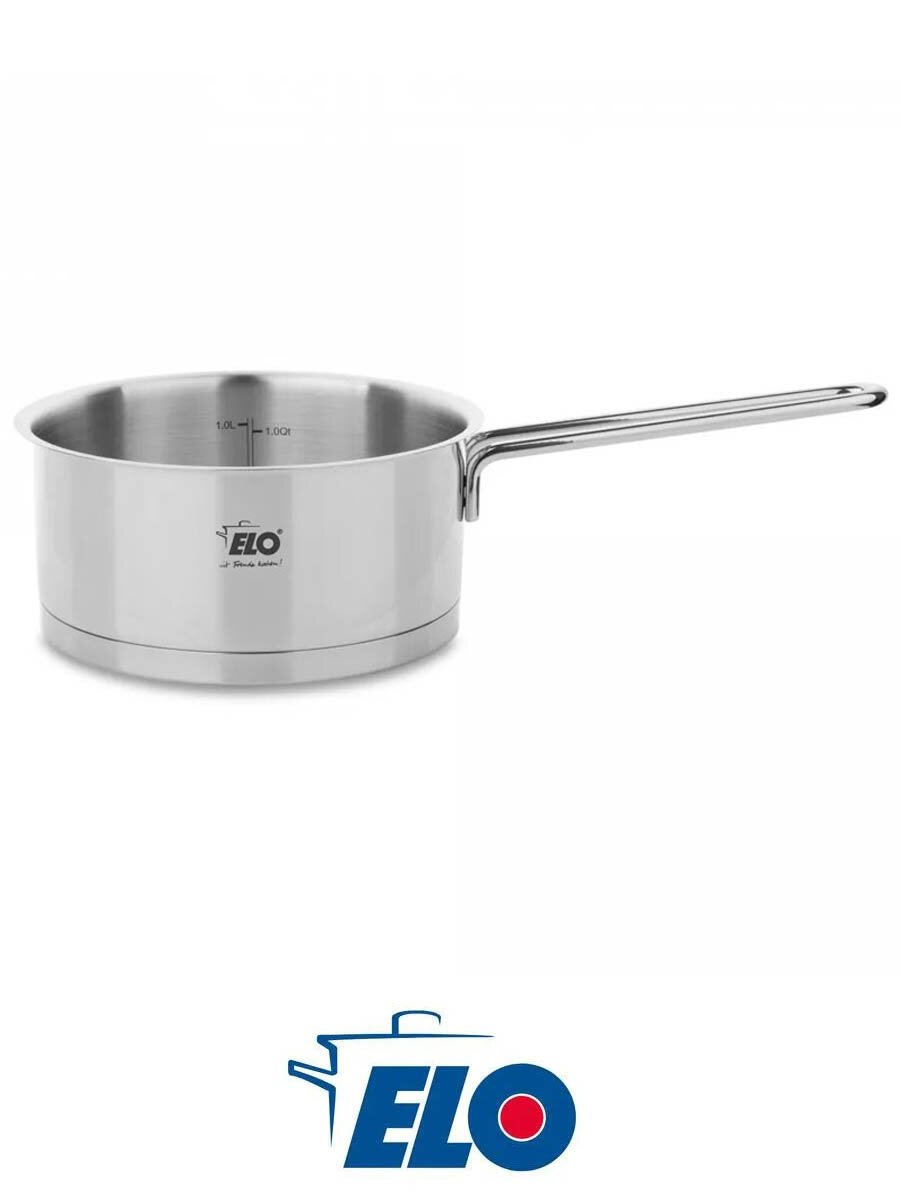 Ковш без крышки ELO Citrin 1.3 л, 16 см, нержавеющая сталь, система дозирования