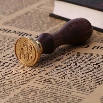 Премиум запечатывающий штамп бронзовая восковая печать из меди латуни с алфавитом буквы а з ф