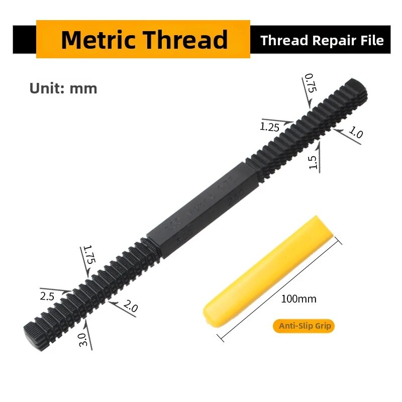 Напильник для ремонта резьбы Metric thread 100 мм