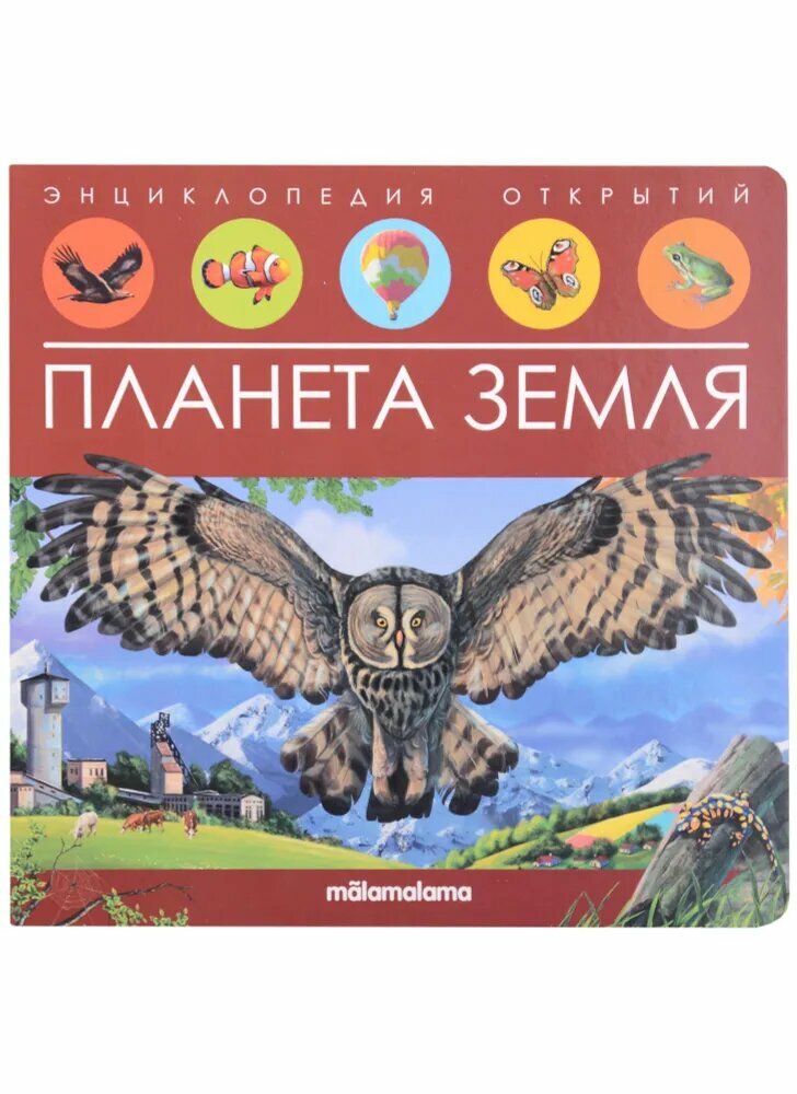 Энциклопедия открытий Планета Земля Книжка панорамка 0+