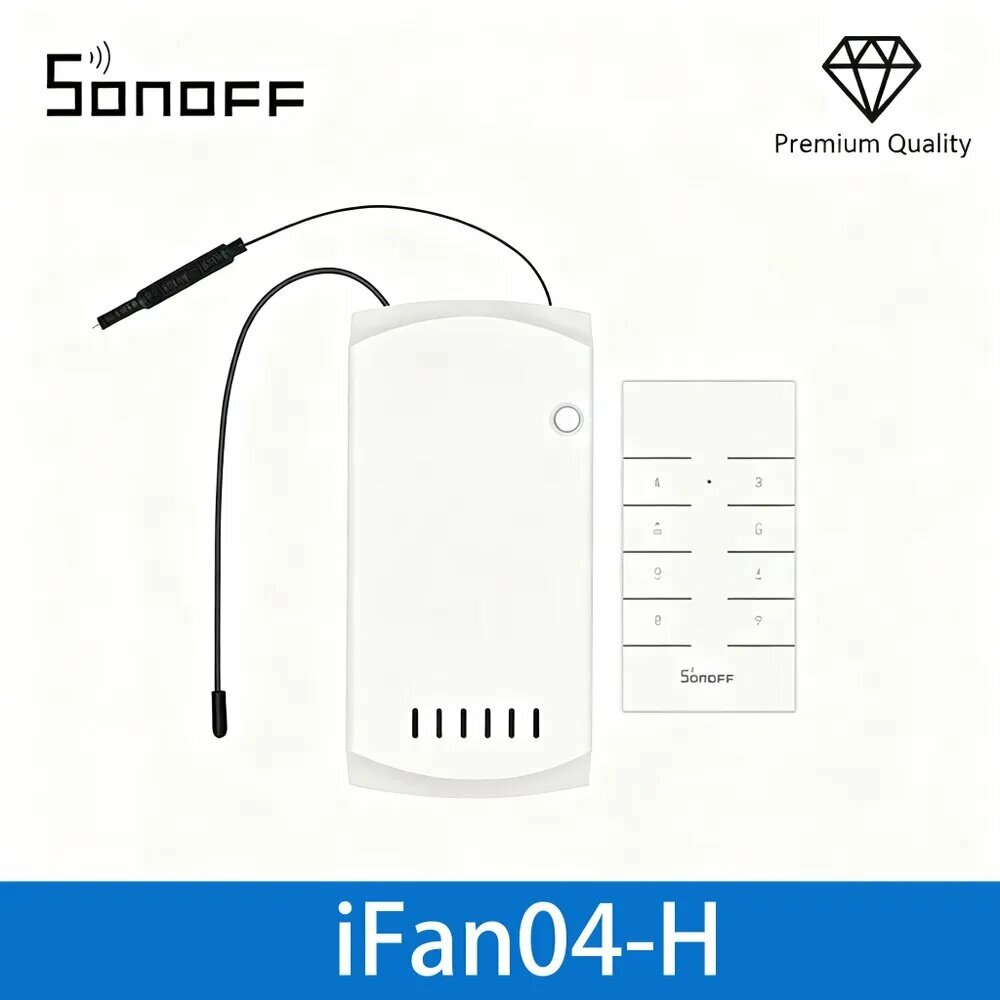 SONOFF iFan04-H Wi-Fi умный потолочный вентилятор с дистанционным управлением