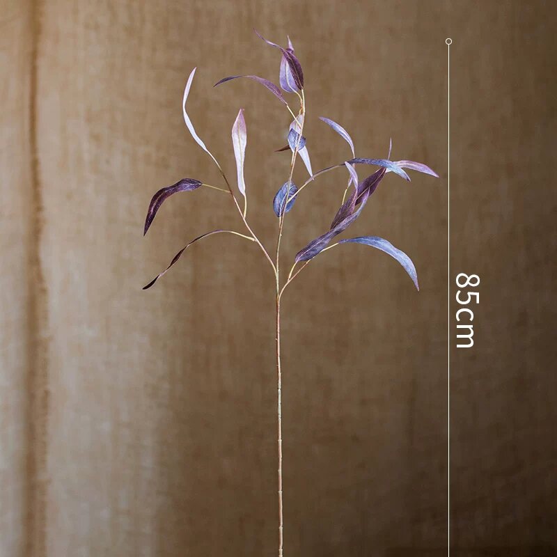 Искусственные листья эвкалипта осенних оттенков, имитация зелени, листья эвкалипта, набор для создания туманного