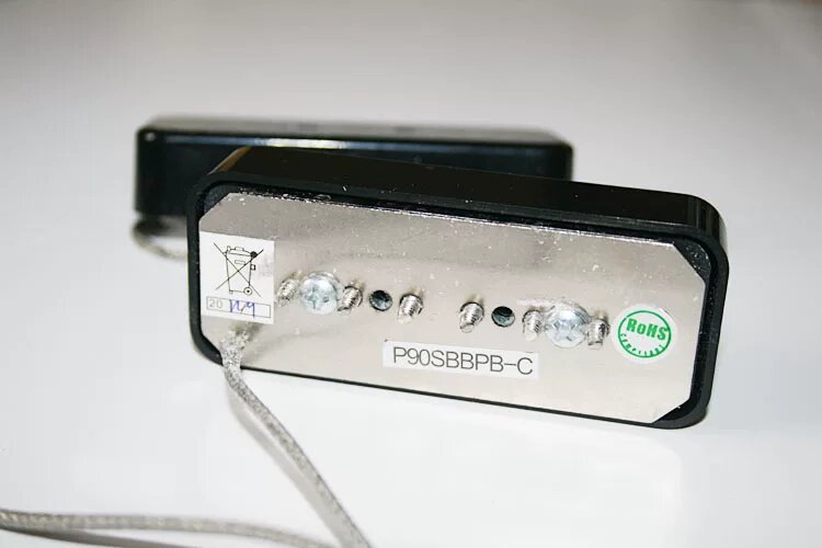 Оригинальный пассивный звукосниматель EPIPHONE EP90 P90 для электрогитары, черный, с эффектом змеиной кожи