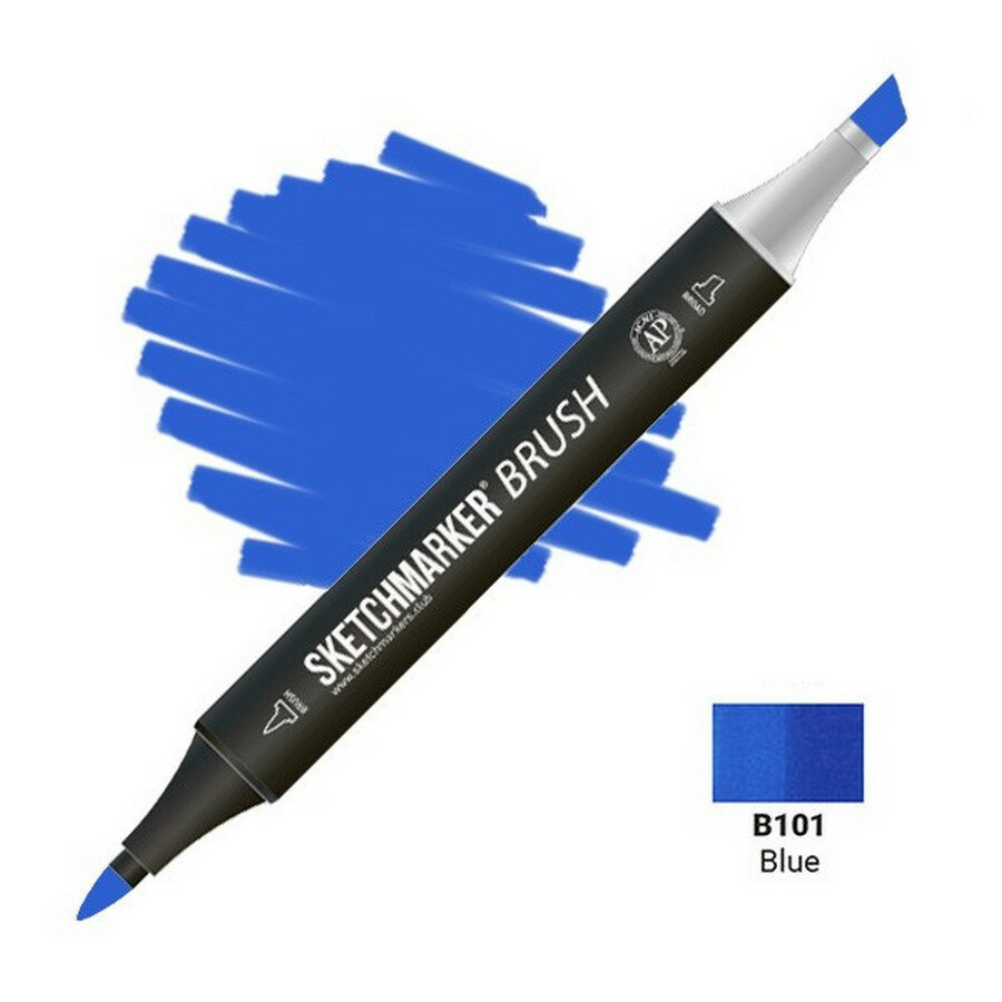 Маркер художественный SketchMarker Brush Pro, B101 Blue (SketchMarker B101)