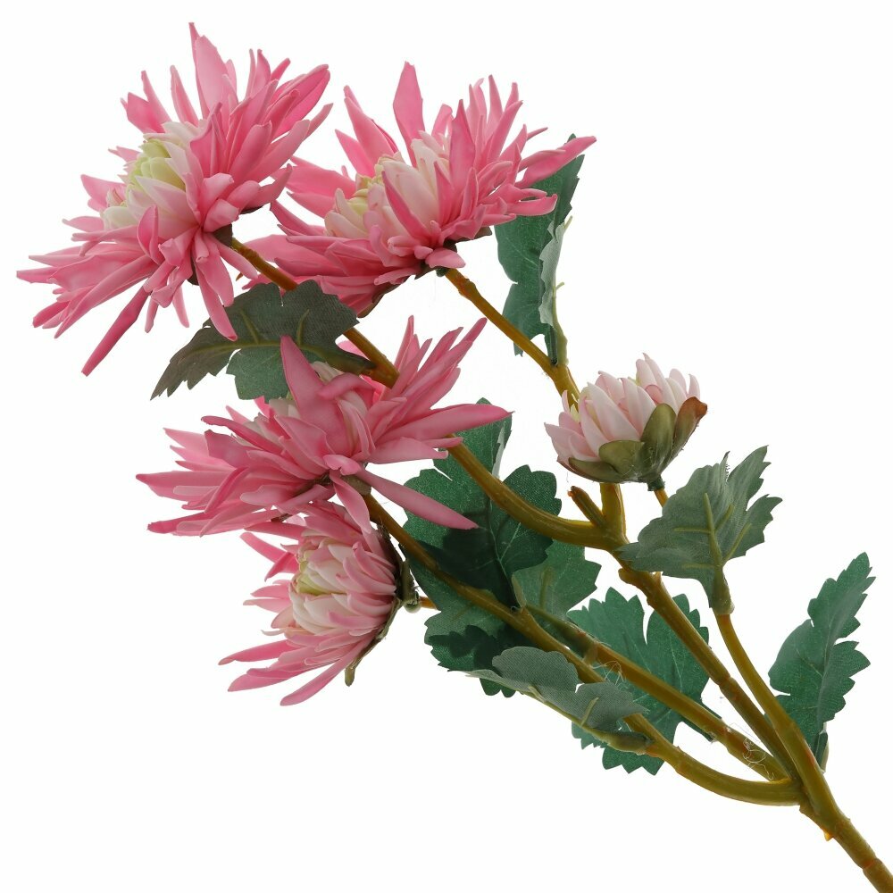 Цветок искусственный "Хризантема", L20 W17 H60 см