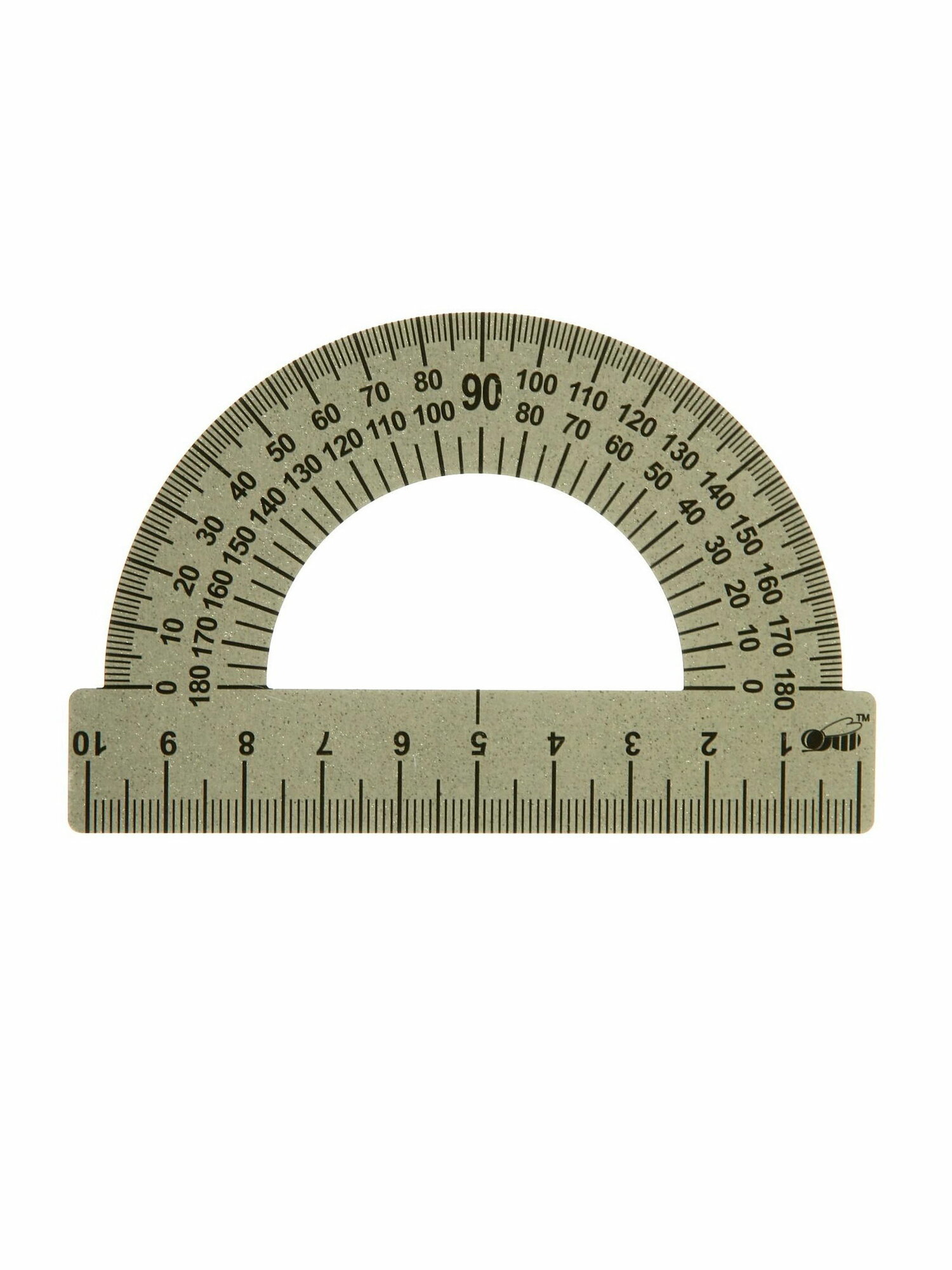 Транспортир 180*/10 см металлический, вид линейки: транспортир, 14 шт.