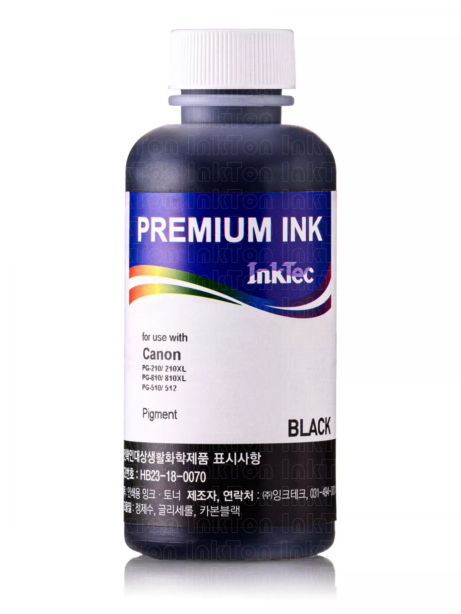 Чернила для заправки Canon PG-510, PG-512, пигментные, 100 мл, черные