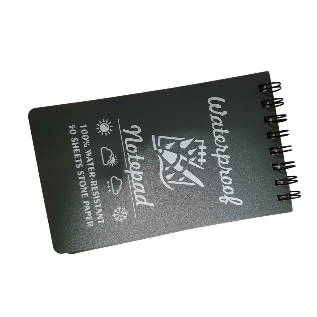 Водонепроницаемый карманный блокнот, Серый