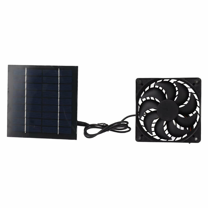 Трансграничный солнечный вытяжной вентилятор для домашних животных, курятник, вентиляция и охлаждающий вентилятор для кошачьих и собачьих вольеров, внутренняя циркуляционная система охлаждения малого
