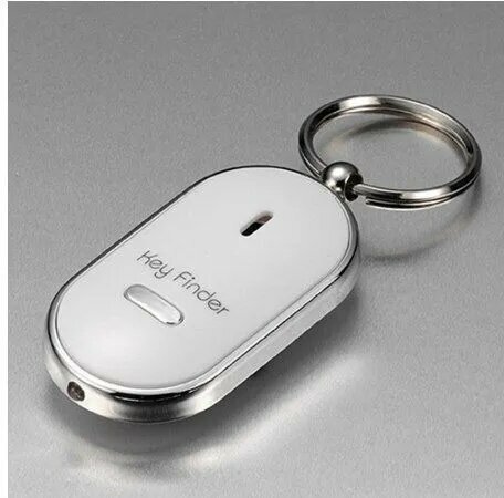 Брелок с подсветкой отзывающийся на свист / Брелок для поиска ключей, издает звуковой сигнал / Реагирует на свист