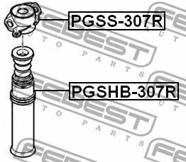 Пыльник заднего амортизатора CITROEN C4 2004-2011 FEBEST PGSHB-307R