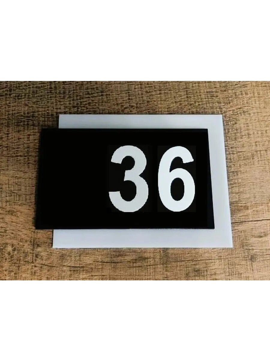 Цифры на дверь , табличка с номером 36